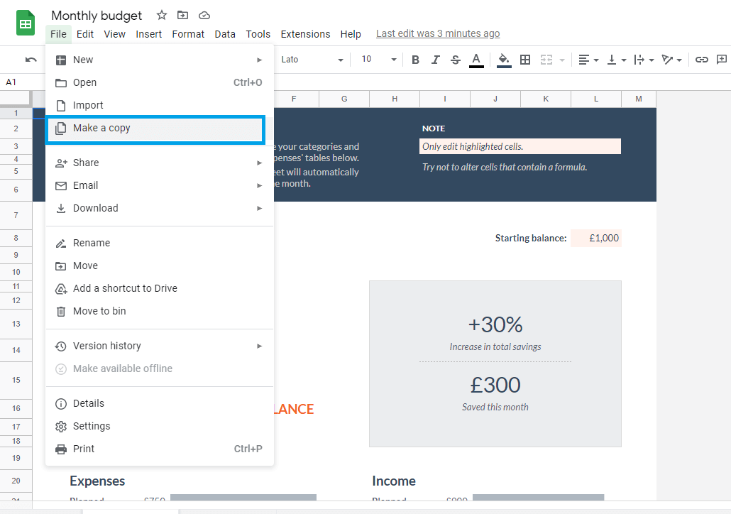 How To Duplicate A Google Sheet