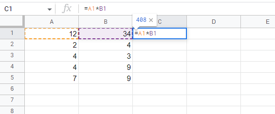 How To Create A Simple Formula In Google Sheets 