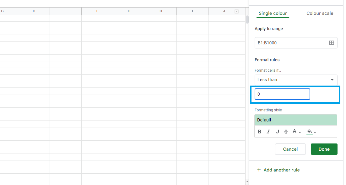 How To Highlight The Negative Numbers Using Conditional Formatting